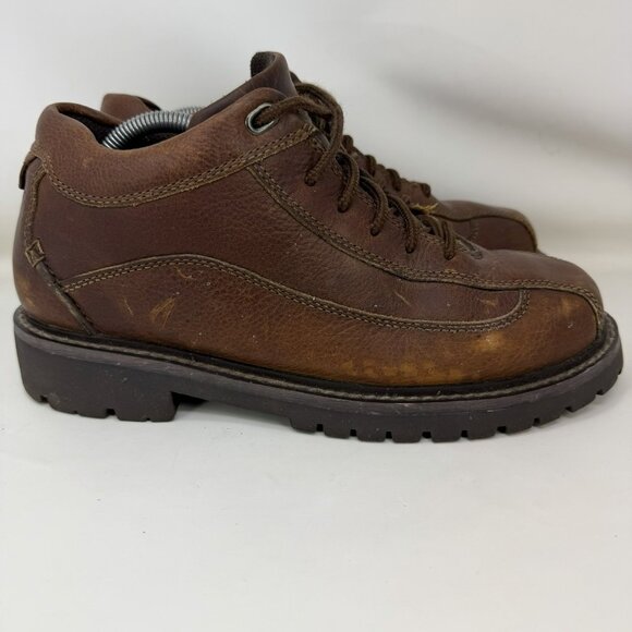 Rj Colt | Shoes | Rj Colt Boyer Leather Lace Up Ankle Boots Brown Mens ...